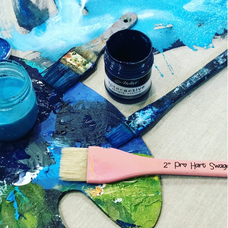 Hog Bristle Paint Brush - Pro Hart Swagger - Art Materials Australia